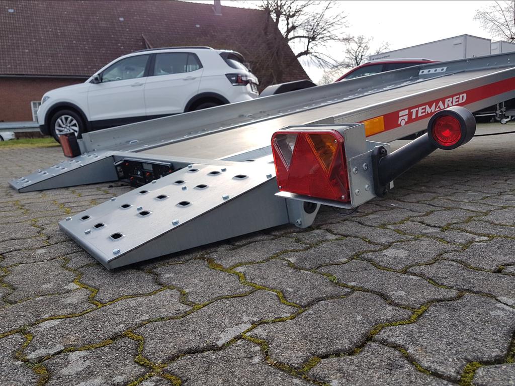 TEMA Temared Car Flat 3518 U 1,5t Autotransporter Siebdruckboden ...