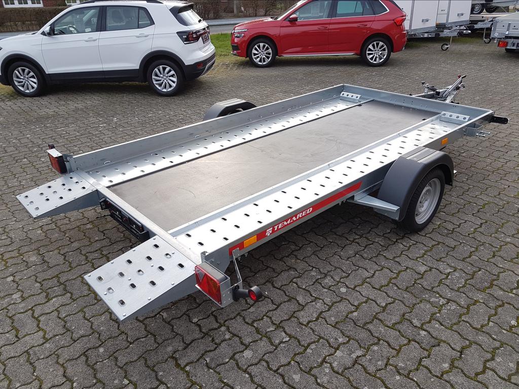 TEMA Temared Car Flat 3518 U 1,3t Autotransporter Siebdruckboden ...