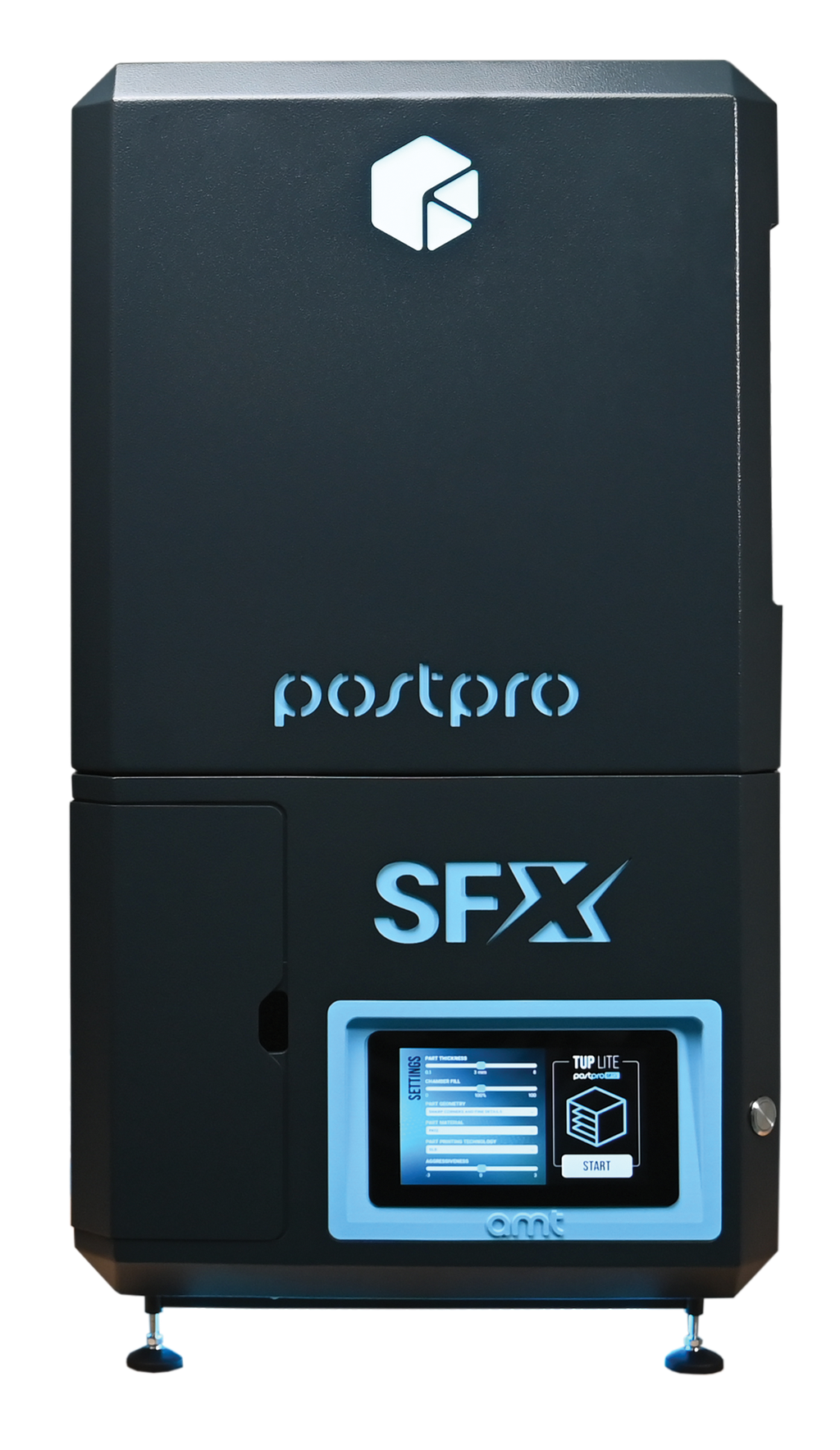 AMT SF Serie - Glättungsanlagen postpro SFX Pure Complete Bundle-Anlage zur Oberflächen Glä ...